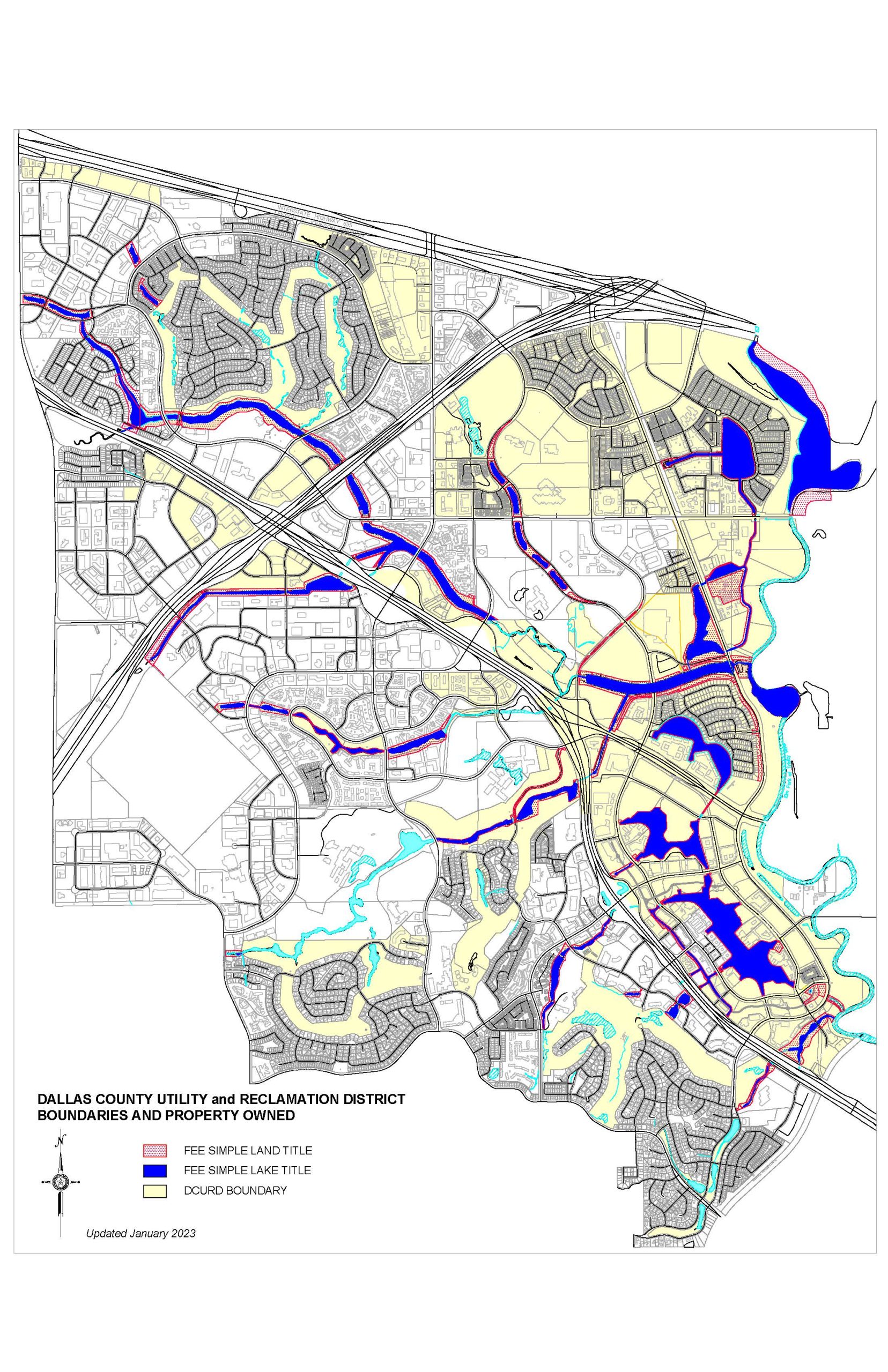 Map of District Territory – Dallas County